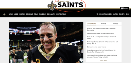 New Saints Font? | New Orleans Saints - SaintsReport.com